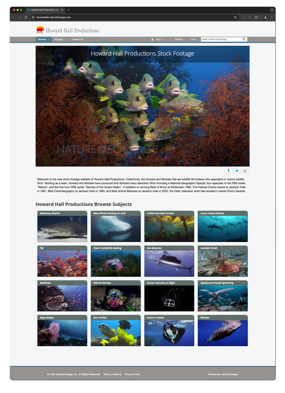 Howard Hall Productions | Natural History Film Production and Stock ...